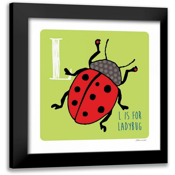 Marrott, Stephanie 15x15 Black Modern Framed Museum Art Print Titled ...