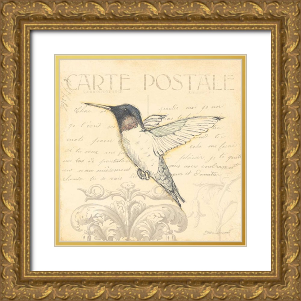 Marrott, Stephanie 15x15 Gold Ornate Wood Framed with Double Matting ...