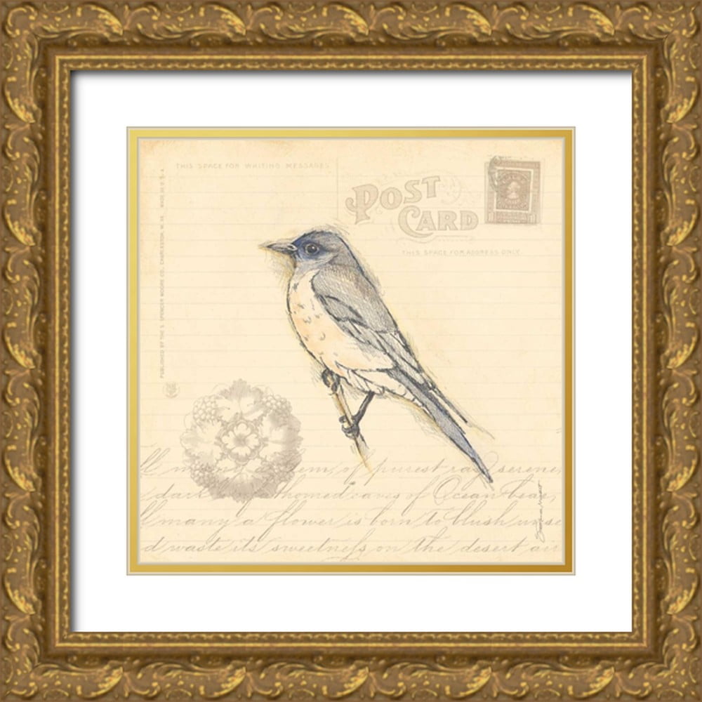 Marrott, Stephanie 15x15 Gold Ornate Wood Framed with Double Matting ...