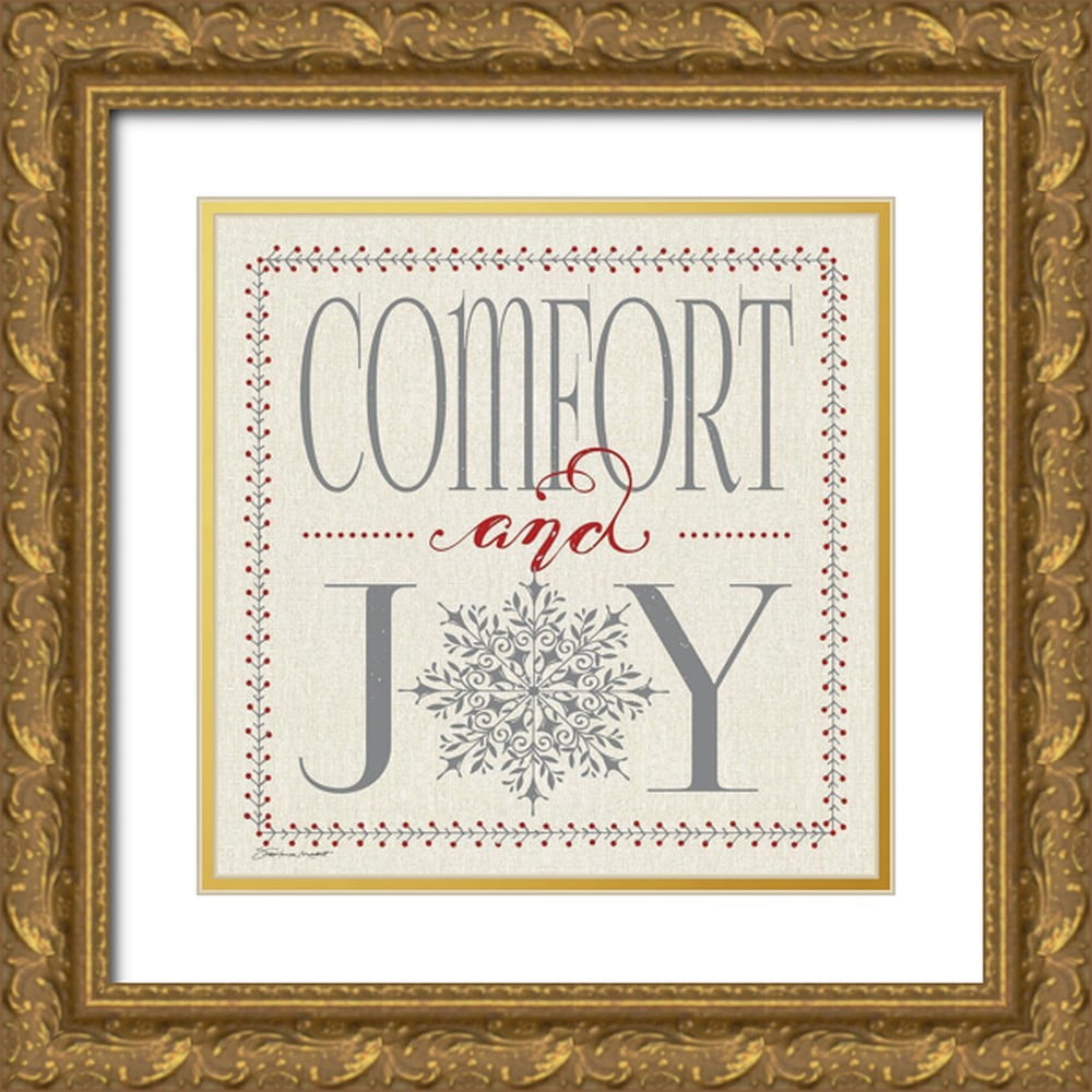 Marrott, Stephanie 15x15 Gold Ornate Wood Framed with Double Matting ...