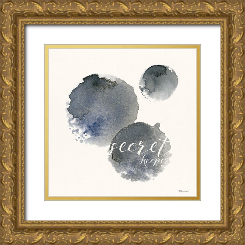 Marrott, Stephanie 15x15 Gold Ornate Wood Framed with Double Matting ...