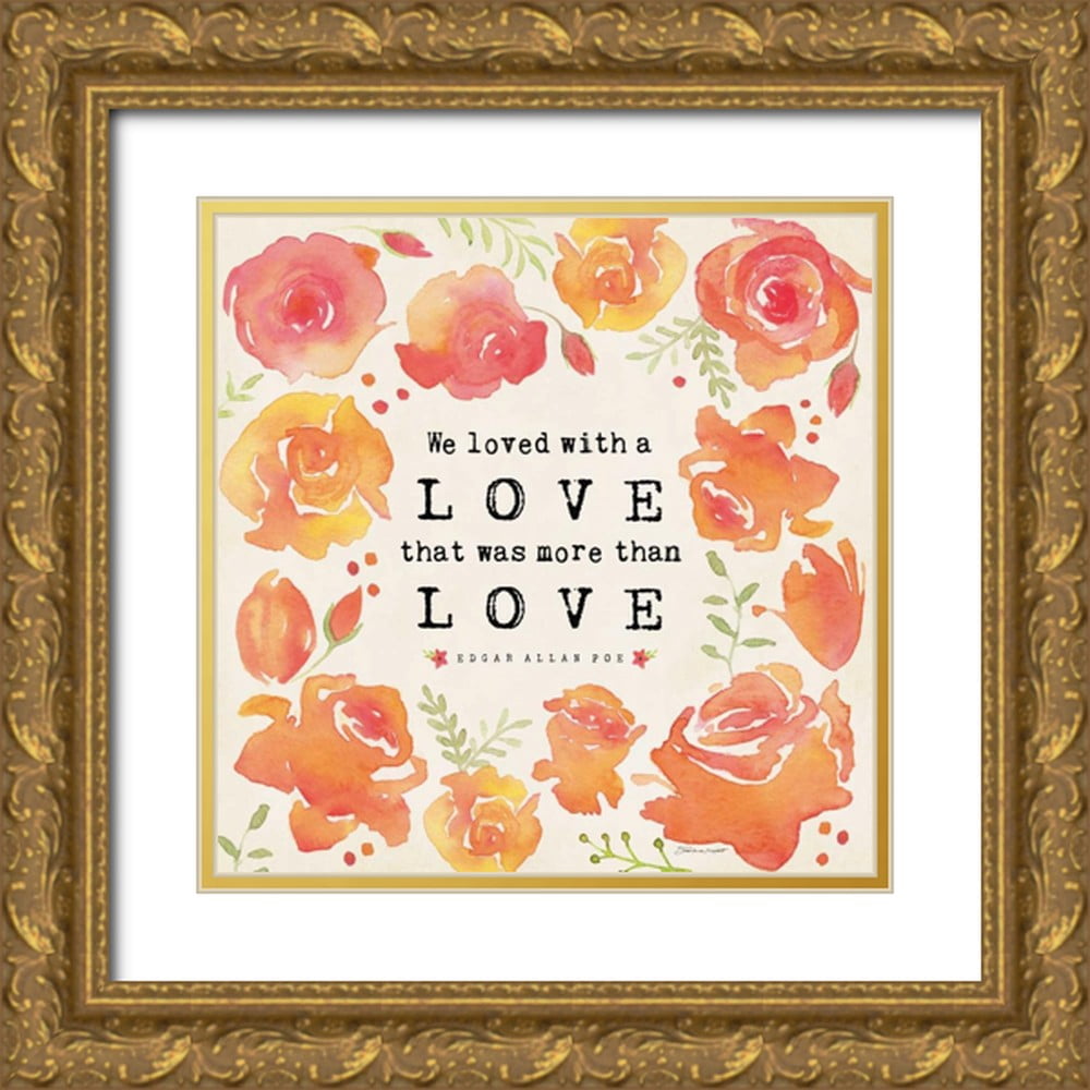 Marrott, Stephanie 15x15 Gold Ornate Wood Framed with Double Matting ...