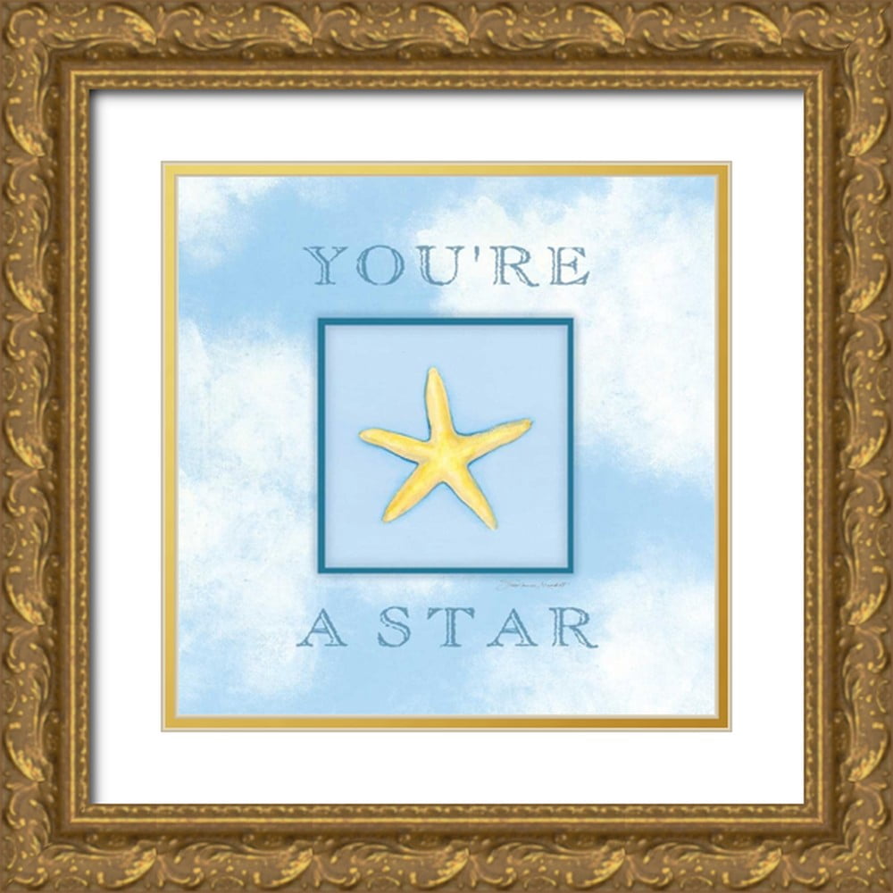 Marrott, Stephanie 15x15 Gold Ornate Wood Framed with Double Matting ...