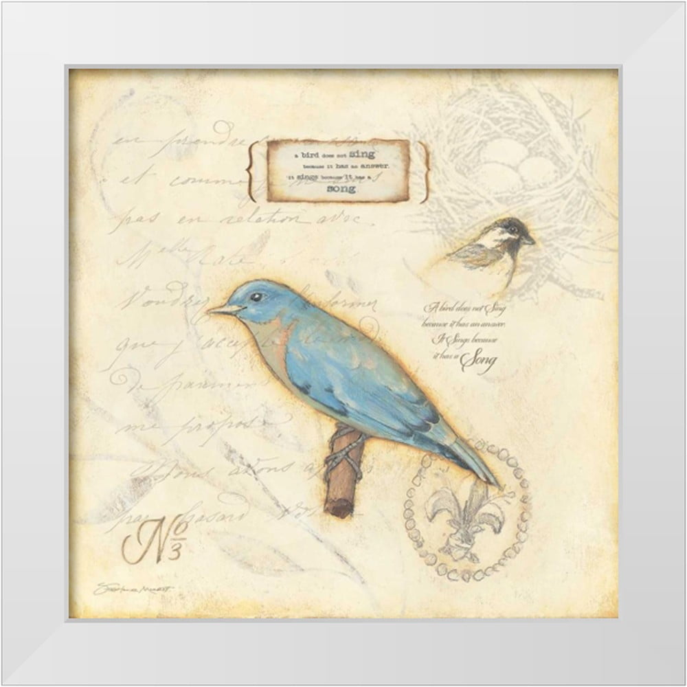 Marrott, Stephanie 15x15 White Modern Wood Framed Museum Art Print ...