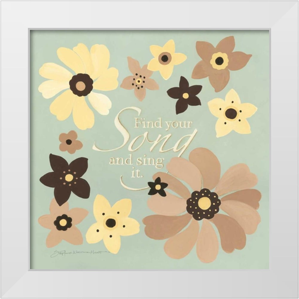 Marrott, Stephanie 15x15 White Modern Wood Framed Museum Art Print ...