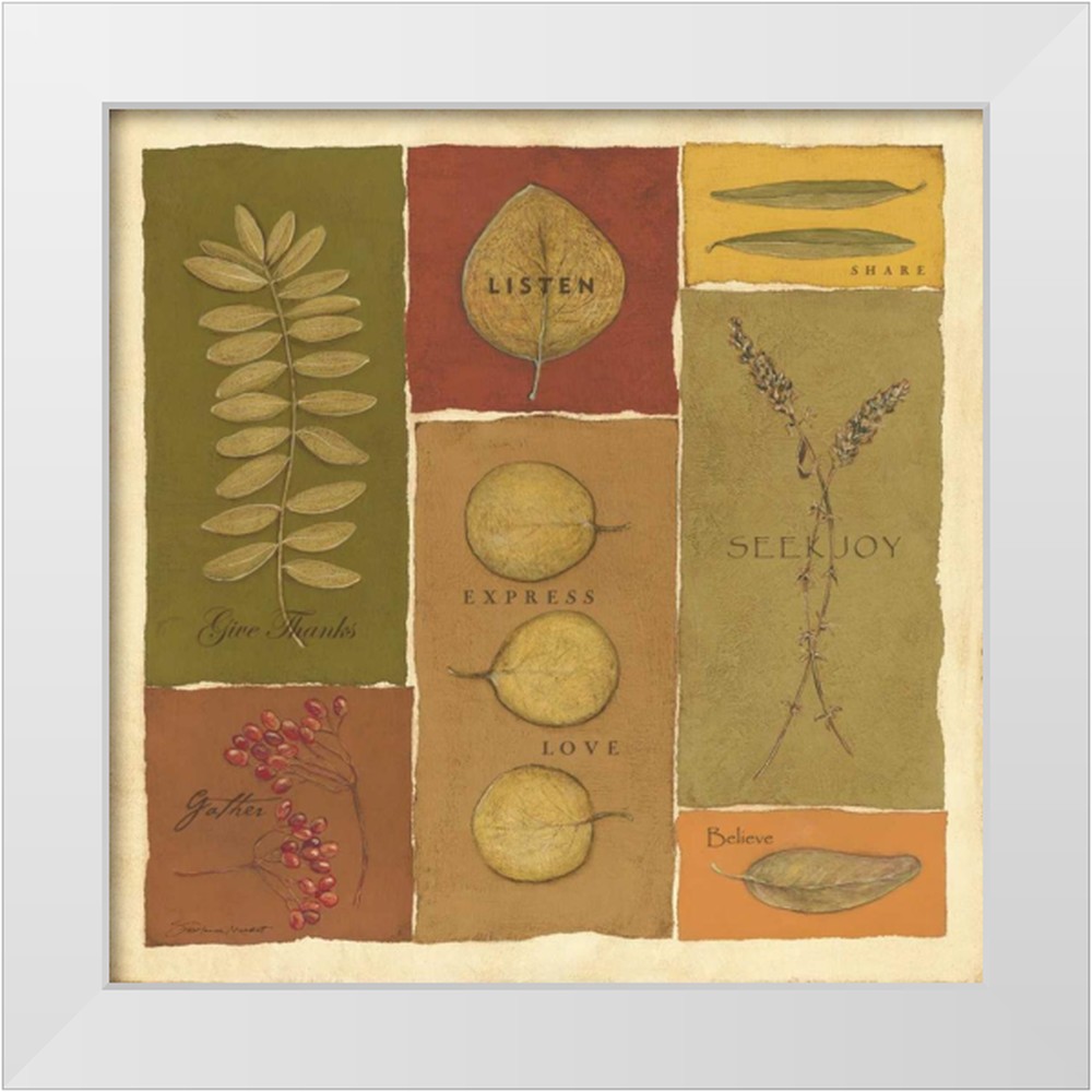 Marrott, Stephanie 15x15 White Modern Wood Framed Museum Art Print ...