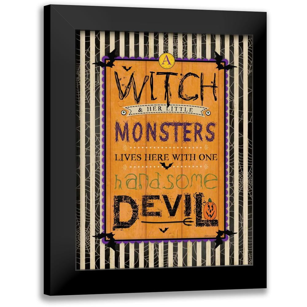 Marrott, Stephanie 15x18 Black Modern Framed Museum Art Print Titled - Handsome Devil - Walmart.com