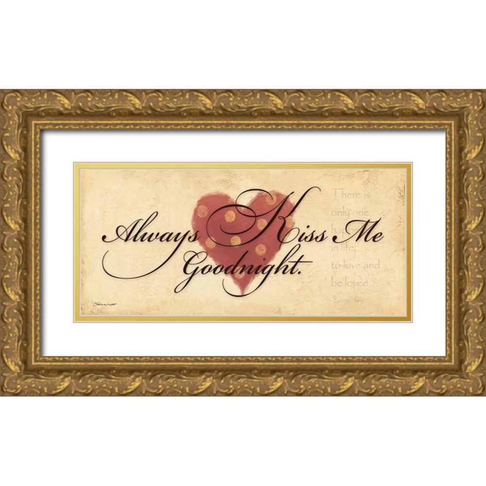 Marrott, Stephanie 18x10 Gold Ornate Wood Framed with Double Matting ...
