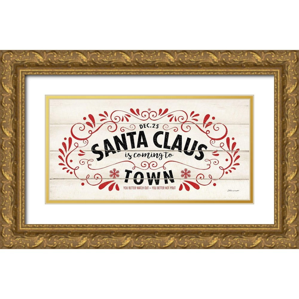 Marrott, Stephanie 18x11 Gold Ornate Wood Framed with Double Matting ...