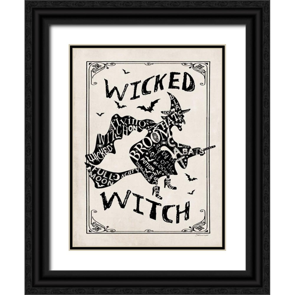 Marrott, Stephanie 19x24 Black Ornate Wood Framed with Double Matting ...