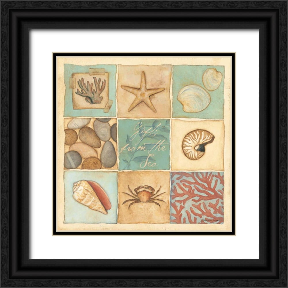 Marrott, Stephanie 20x20 Black Ornate Wood Framed with Double Matting ...