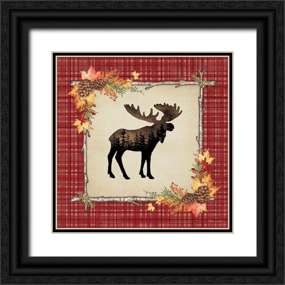Marrott, Stephanie 20x20 Black Ornate Wood Framed with Double Matting ...