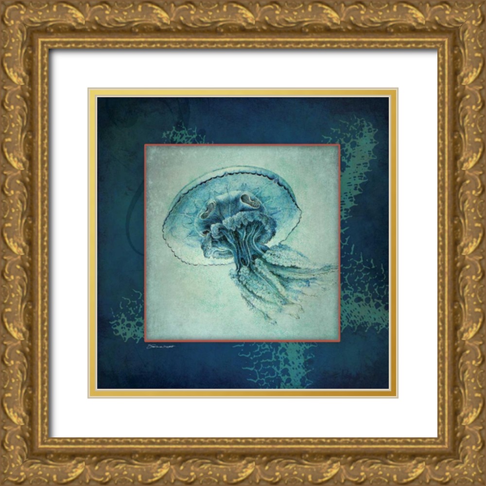 Marrott, Stephanie 20x20 Gold Ornate Wood Framed with Double Matting ...