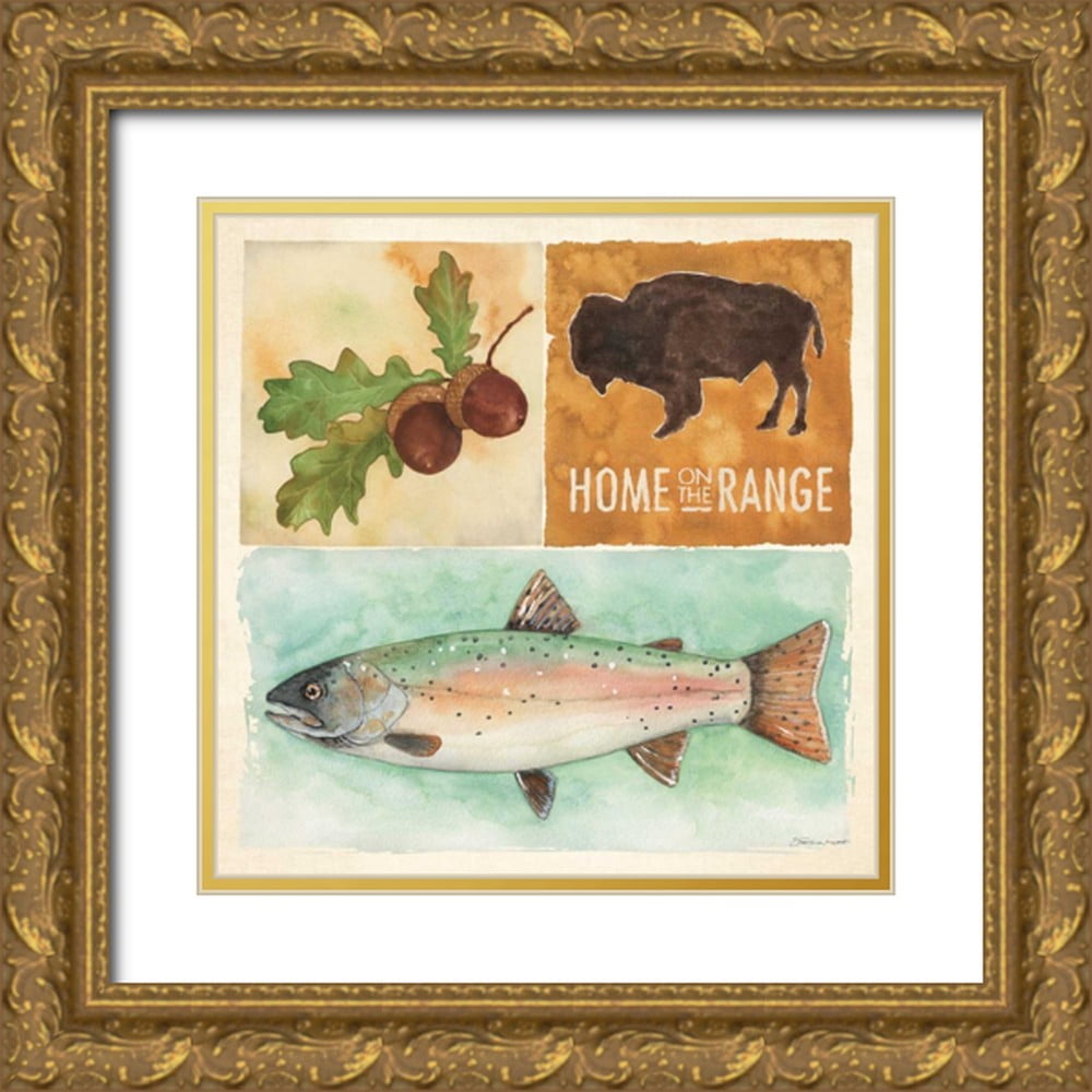 Marrott, Stephanie 20x20 Gold Ornate Wood Framed with Double Matting Museum Art Print Titled ...