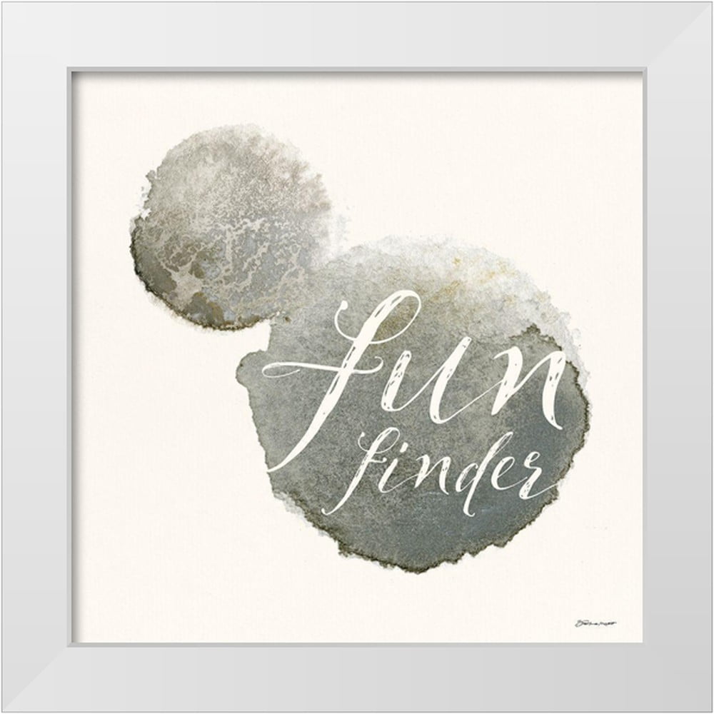 Marrott, Stephanie 20x20 White Modern Wood Framed Museum Art Print Titled - Fun Finder - Walmart.com