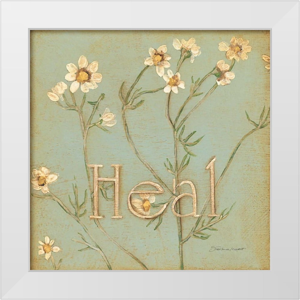 Marrott, Stephanie 20x20 White Modern Wood Framed Museum Art Print Titled - Heal - Walmart.com