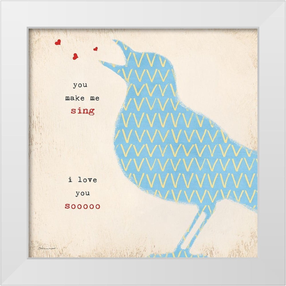 Marrott, Stephanie 20x20 White Modern Wood Framed Museum Art Print ...