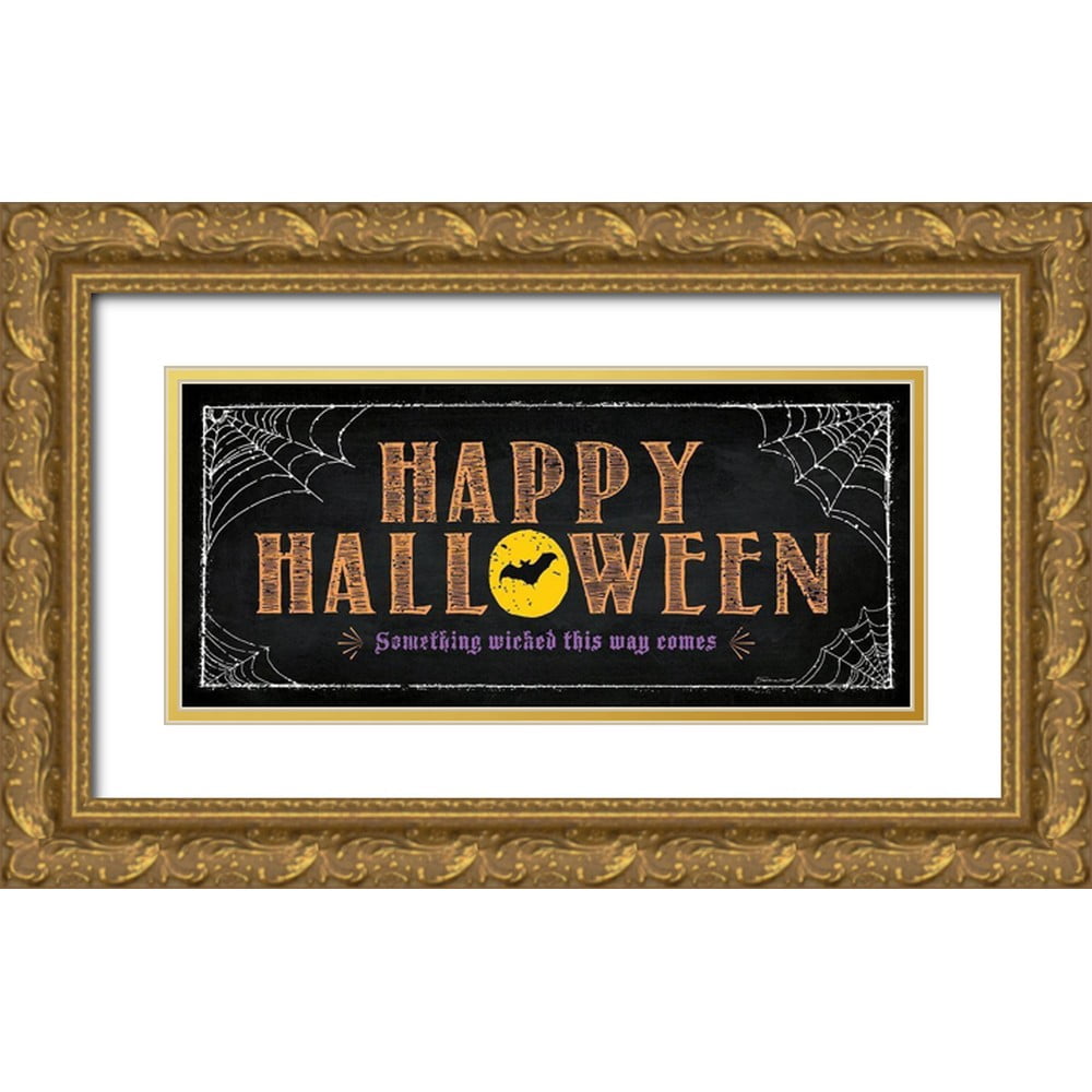 Marrott, Stephanie 24x13 Gold Ornate Wood Framed with Double Matting ...