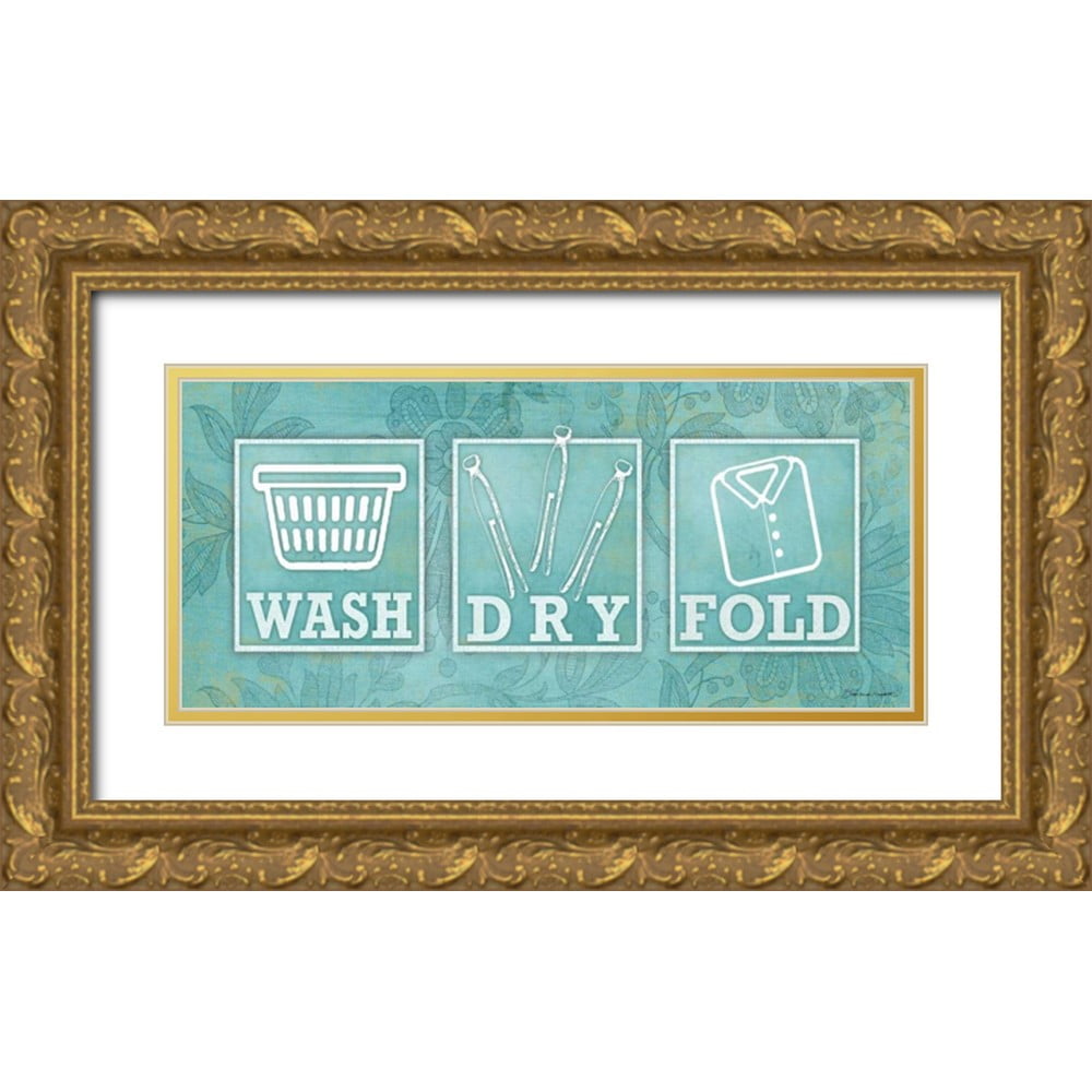 Marrott, Stephanie 24x13 Gold Ornate Wood Framed with Double Matting ...