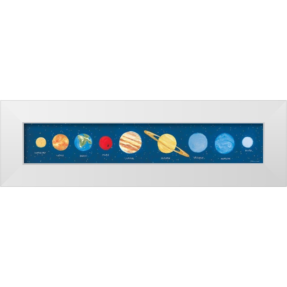 Marrott, Stephanie 24x7 White Modern Wood Framed Museum Art Print ...