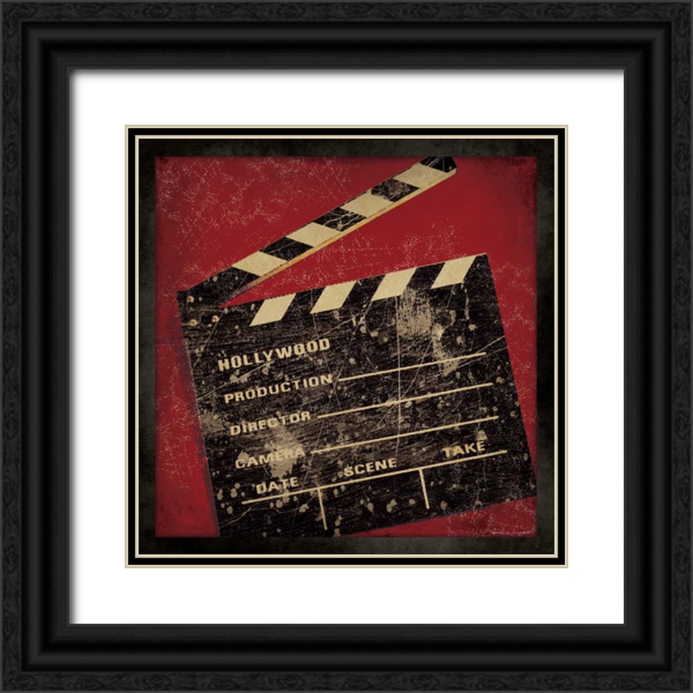 Marrott, Stephanie 26x26 Black Ornate Wood Framed with Double Matting ...