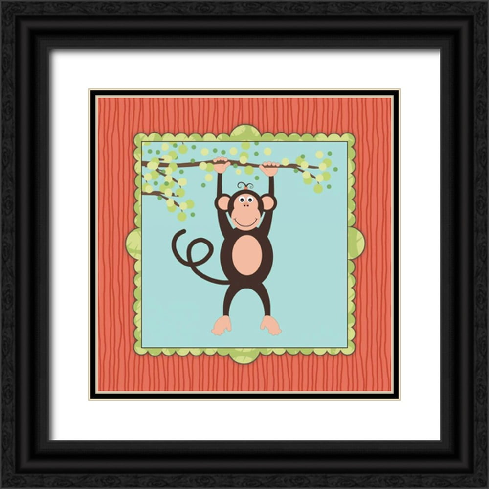 Marrott, Stephanie 26x26 Black Ornate Wood Framed with Double Matting ...