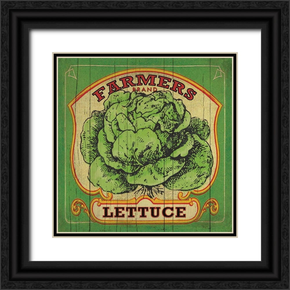 Marrott, Stephanie 26x26 Black Ornate Wood Framed with Double Matting ...