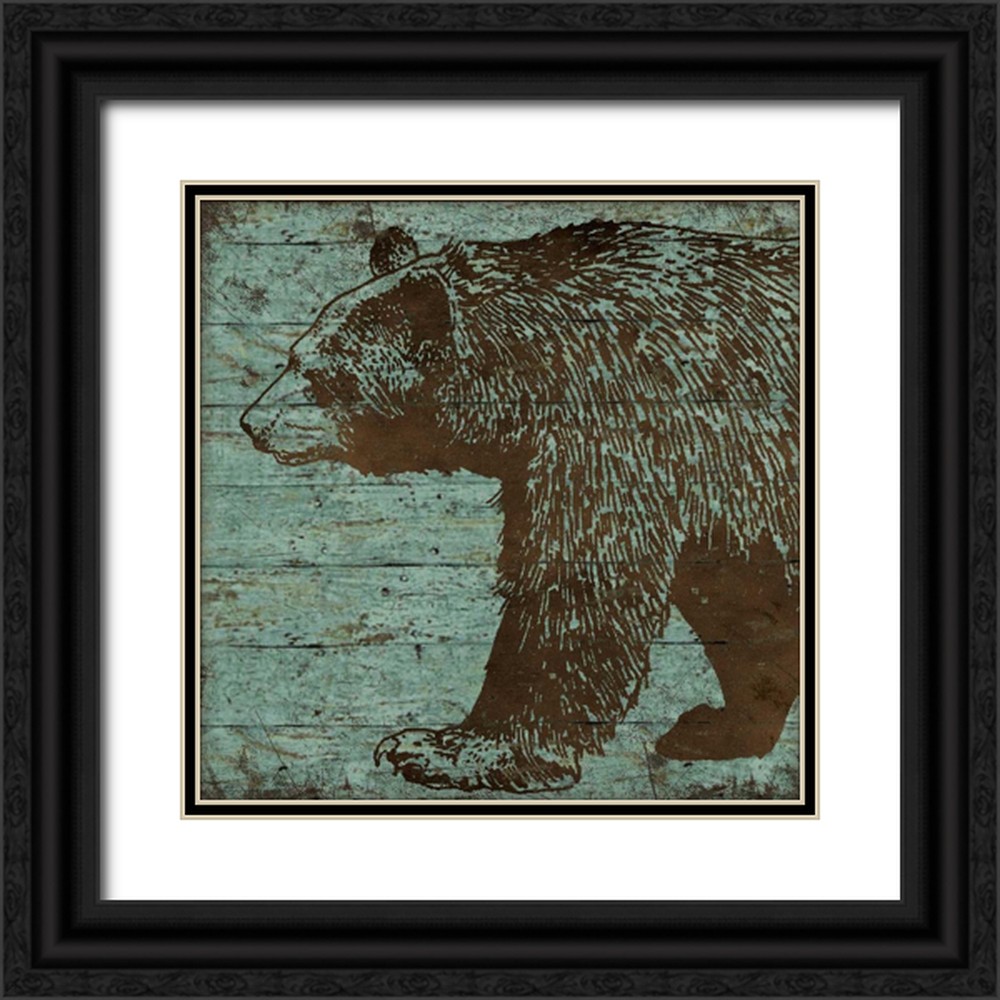 Marrott, Stephanie 26x26 Black Ornate Wood Framed with Double Matting ...