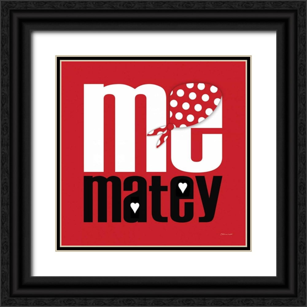 Marrott, Stephanie 26x26 Black Ornate Wood Framed with Double Matting ...