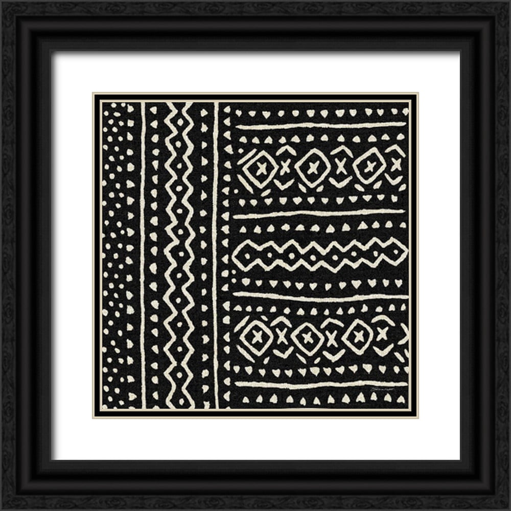 Marrott, Stephanie 26x26 Black Ornate Wood Framed with Double Matting ...