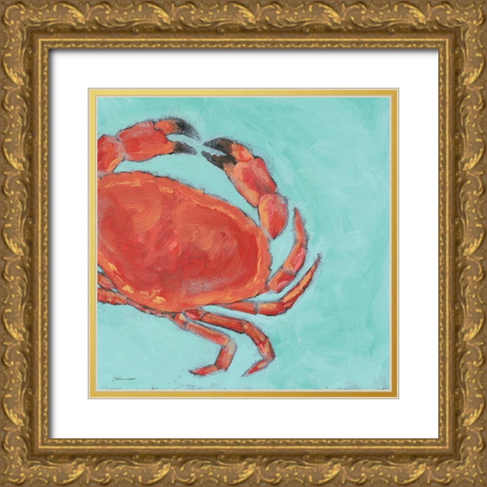 Marrott, Stephanie 26x26 Gold Ornate Wood Framed with Double Matting ...
