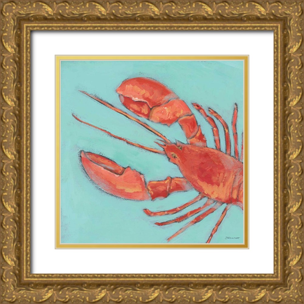 Marrott, Stephanie 26x26 Gold Ornate Wood Framed with Double Matting ...