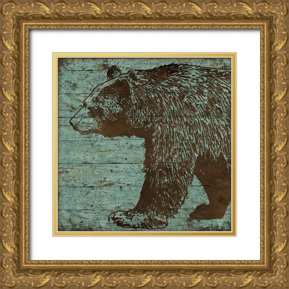 Marrott, Stephanie 26x26 Gold Ornate Wood Framed with Double Matting ...