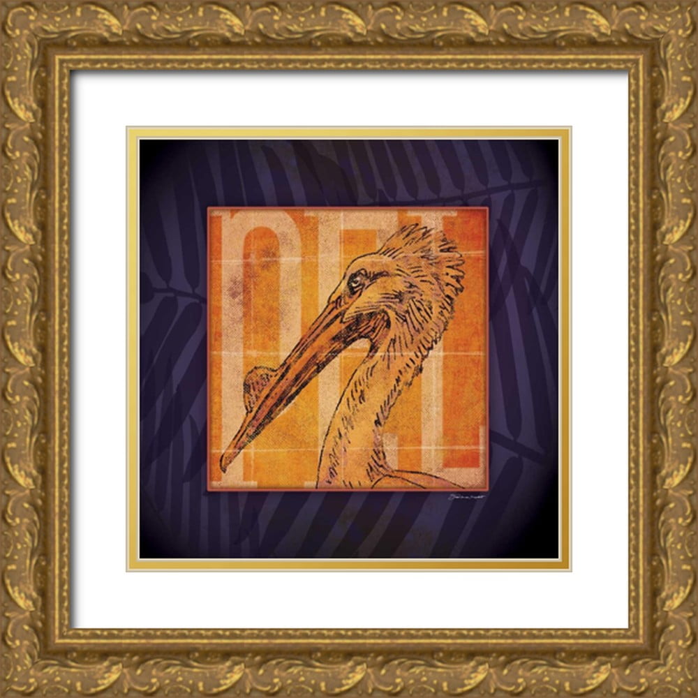 Marrott, Stephanie 26x26 Gold Ornate Wood Framed with Double Matting ...
