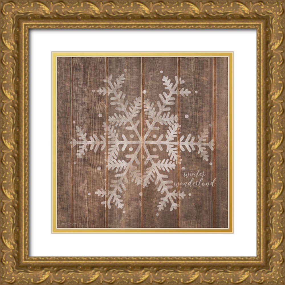 Marrott, Stephanie 26x26 Gold Ornate Wood Framed with Double Matting ...