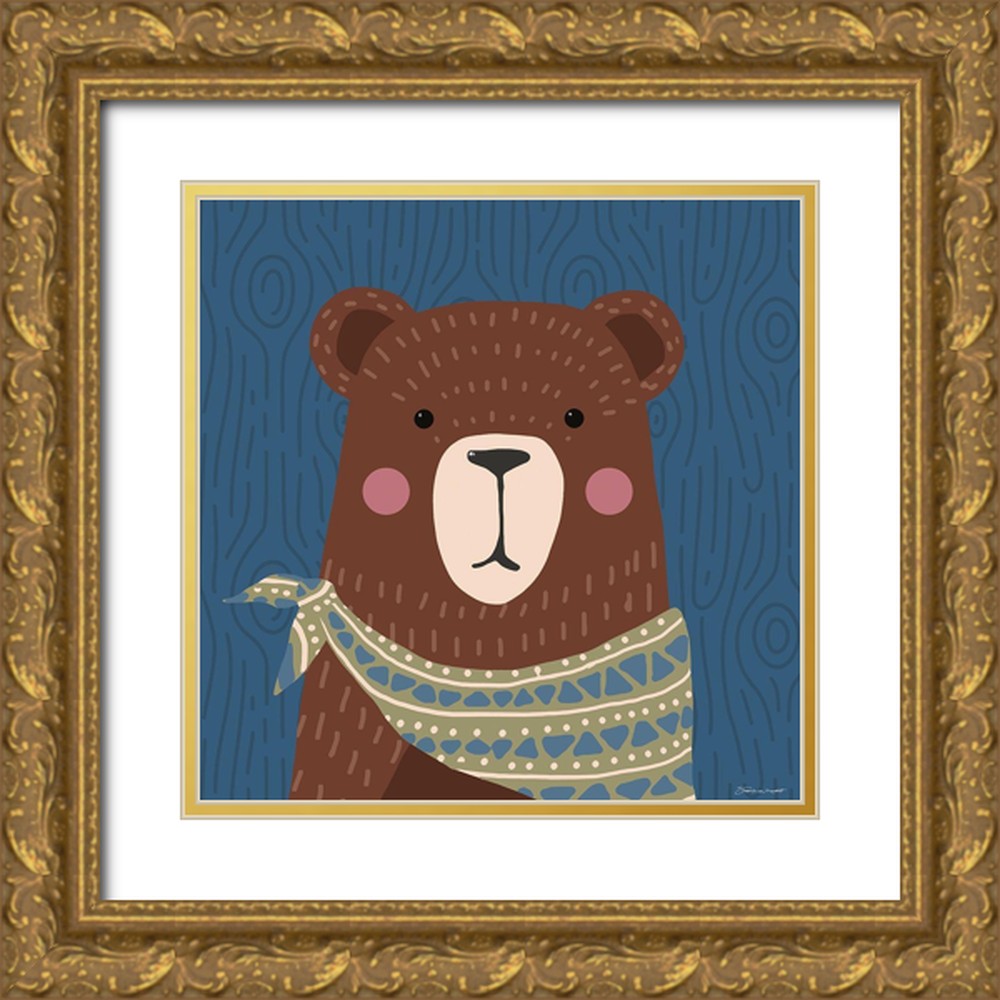 Marrott, Stephanie 26x26 Gold Ornate Wood Framed with Double Matting ...