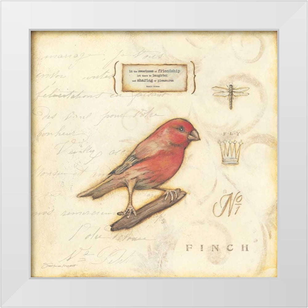 Marrott, Stephanie 26x26 White Modern Wood Framed Museum Art Print ...