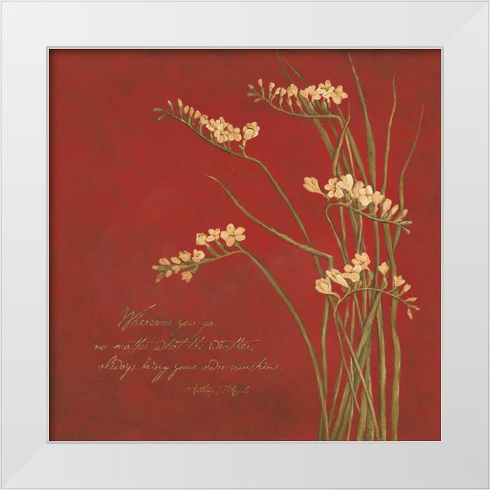 Marrott, Stephanie 26x26 White Modern Wood Framed Museum Art Print ...