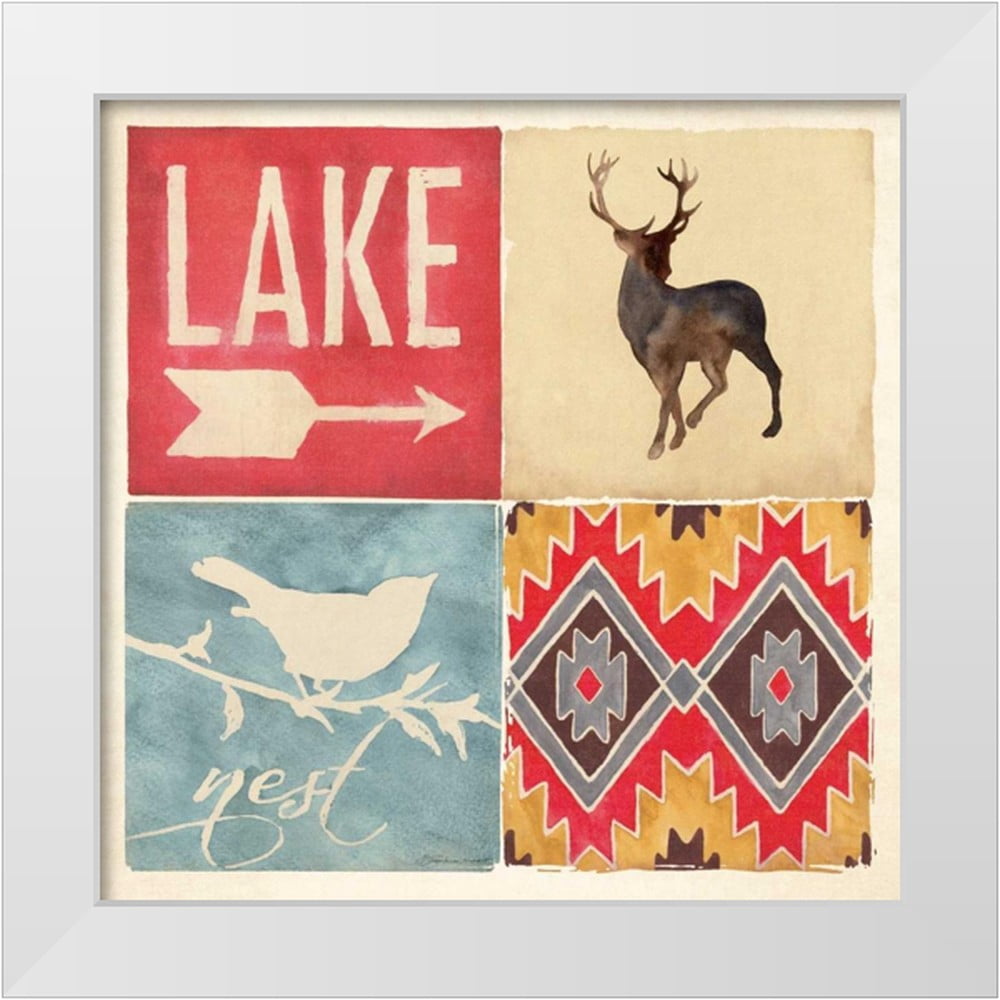 Marrott, Stephanie 26x26 White Modern Wood Framed Museum Art Print ...