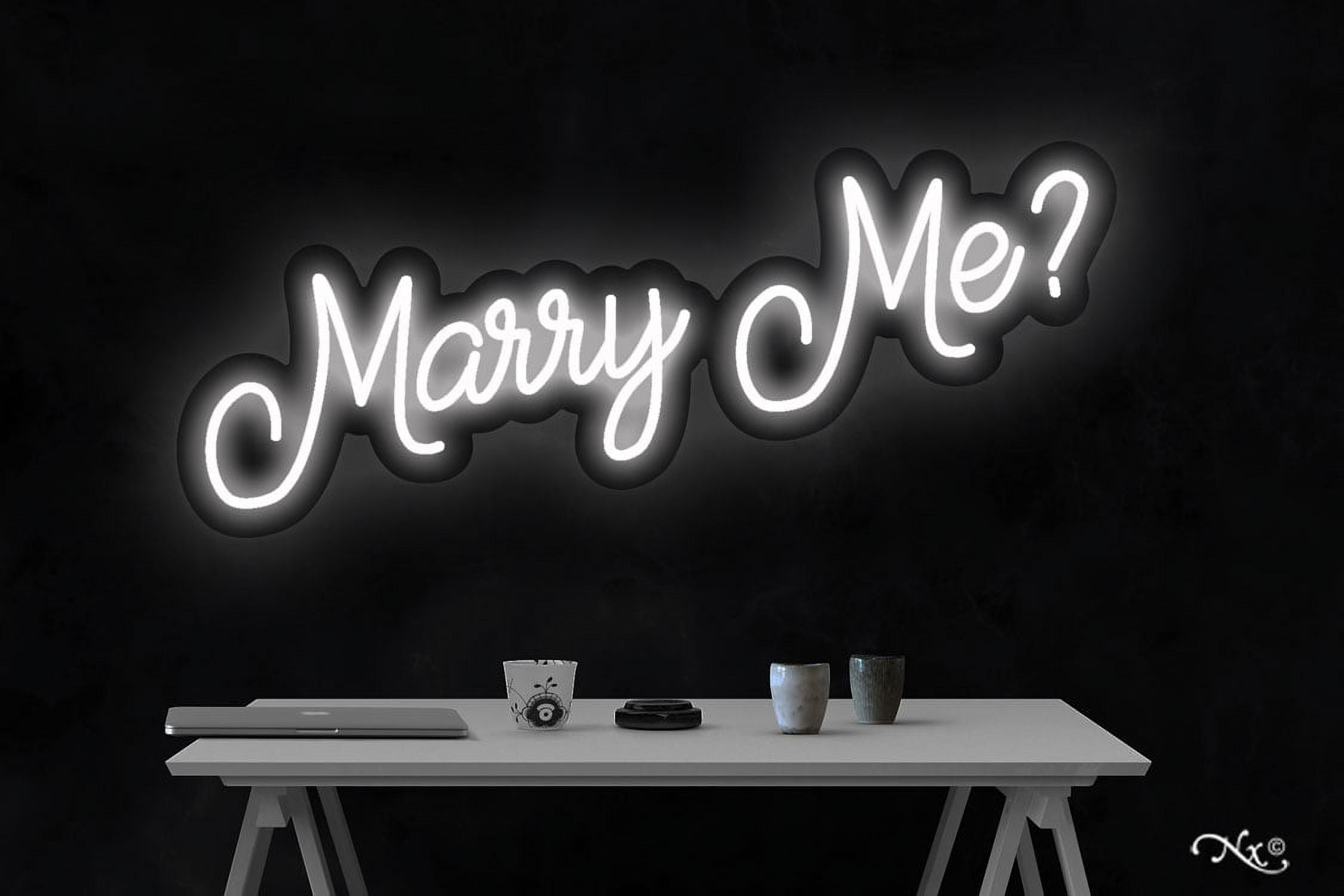 Marry Me?-LED Neon Sign Made in USA - Walmart.com