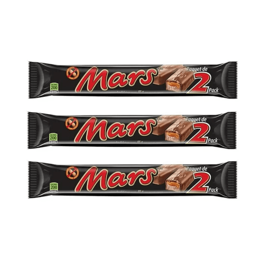 Mars 2 Piece King Size Chocolate 2.99 Oz, 24 Count (Pack of 3 ...