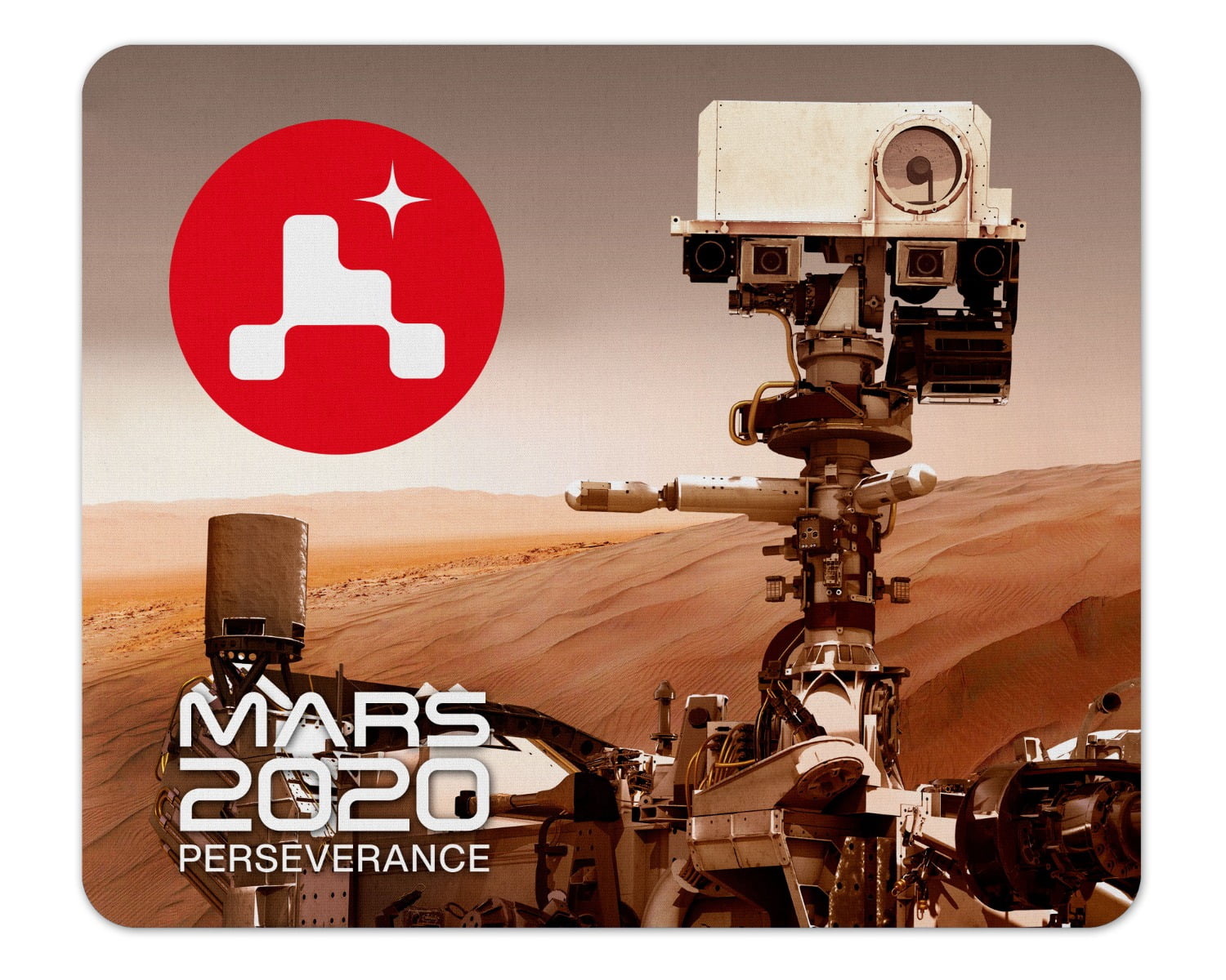 Mars 2020 Perseverance Rover Mousepad 1/4 Thick: Computer Accessories ...