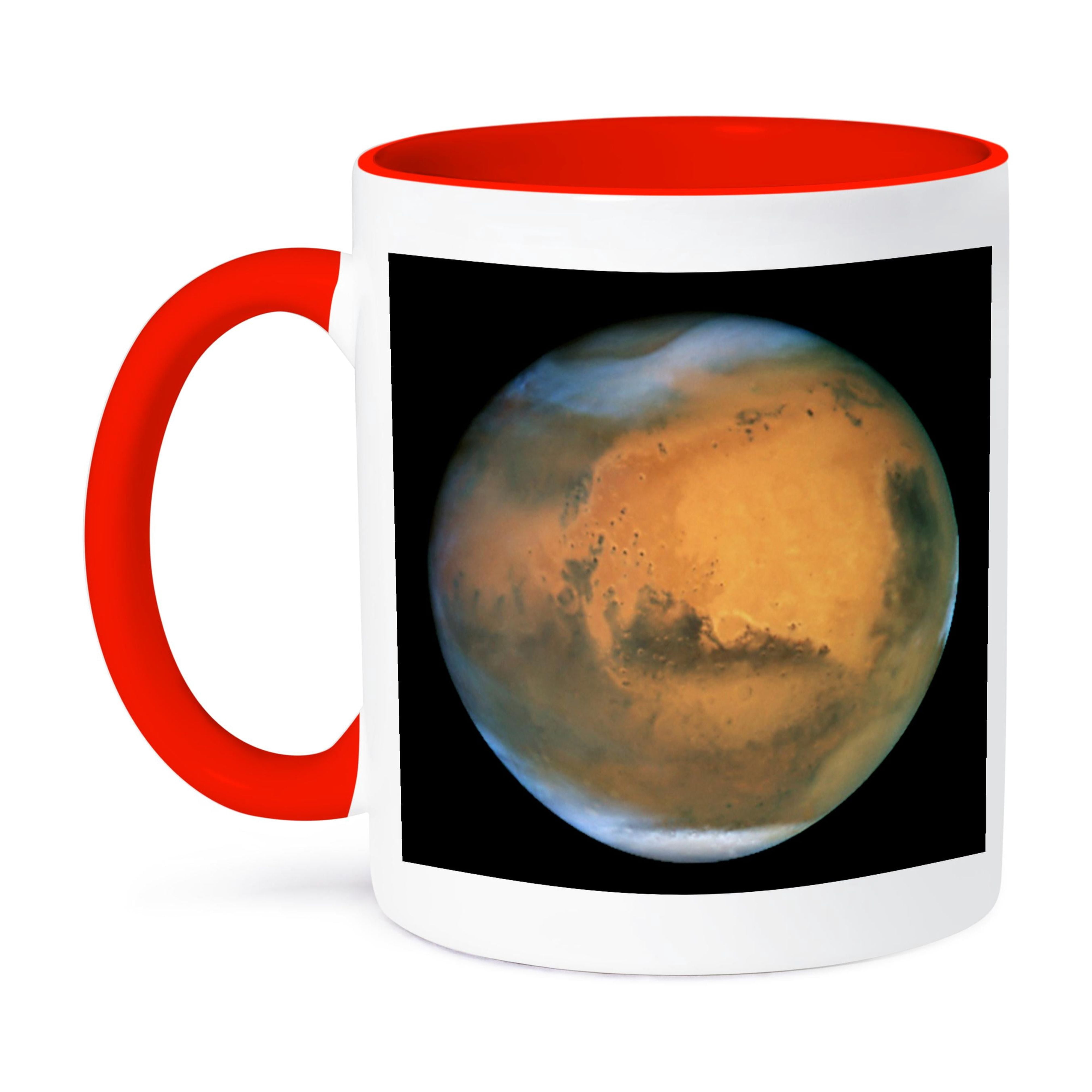 3dRose, Mars As Seen From Hubble, 15oz Two-Tone Red Mug - Walmart.com