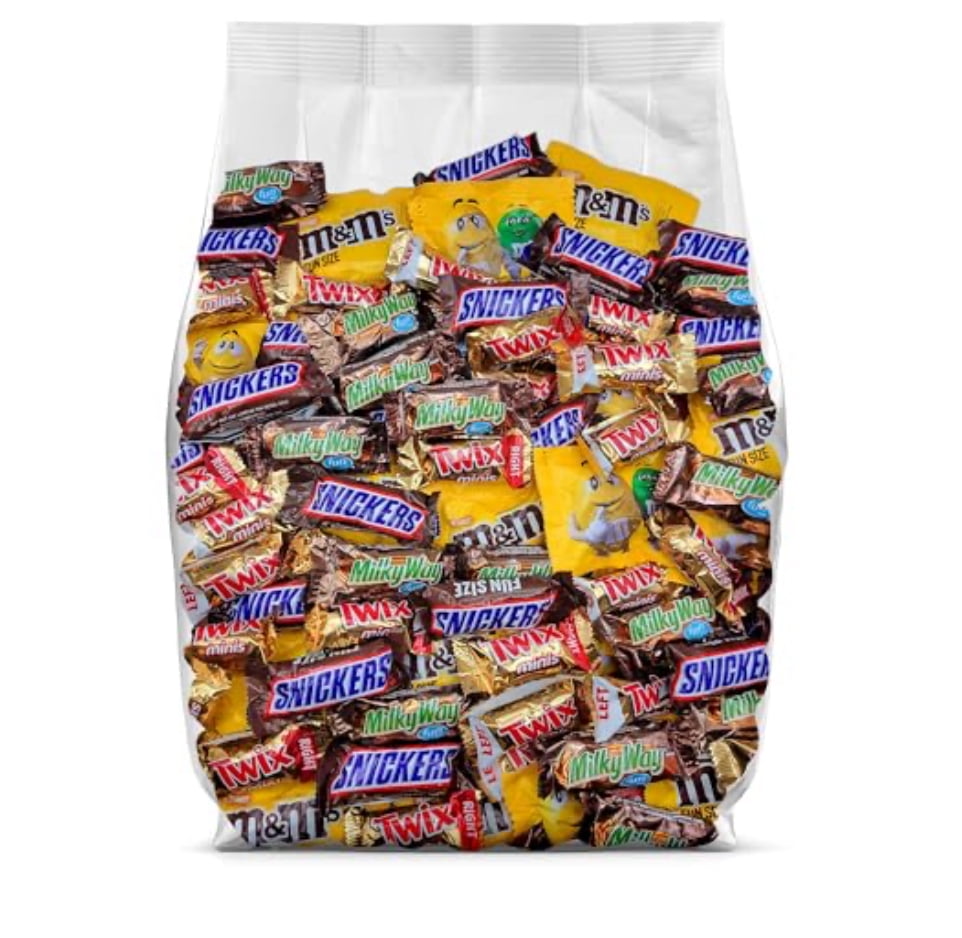 Mars Assorted Chocolate Candy Variety Pack - 4.8lb Bulk Chocolate Candy ...