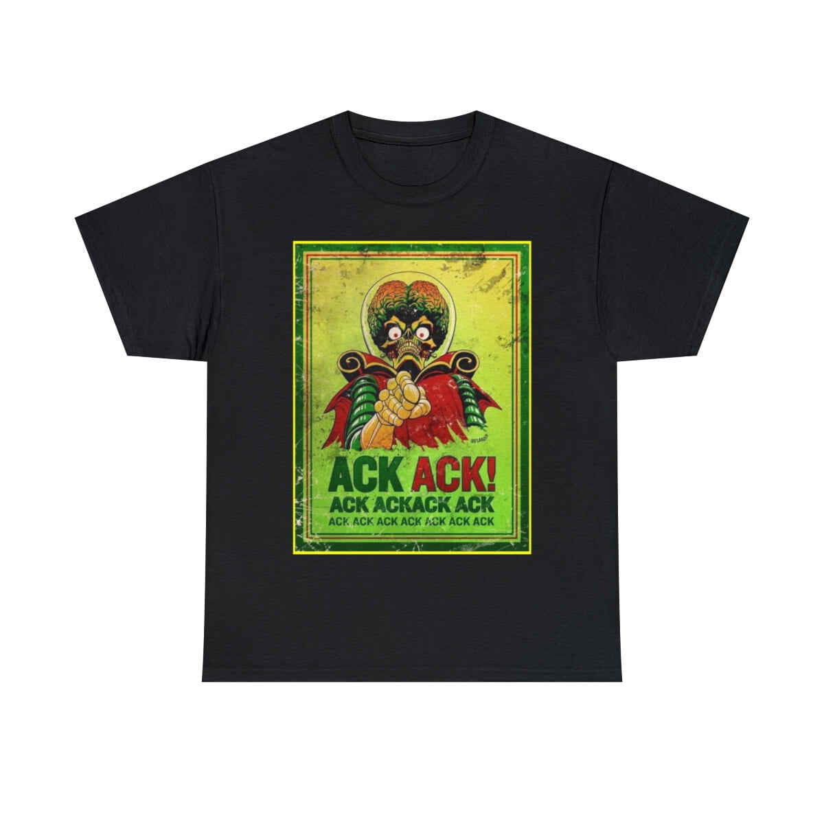 Mars Attacks Ack Ack Short Sleeve Tee - Walmart.com