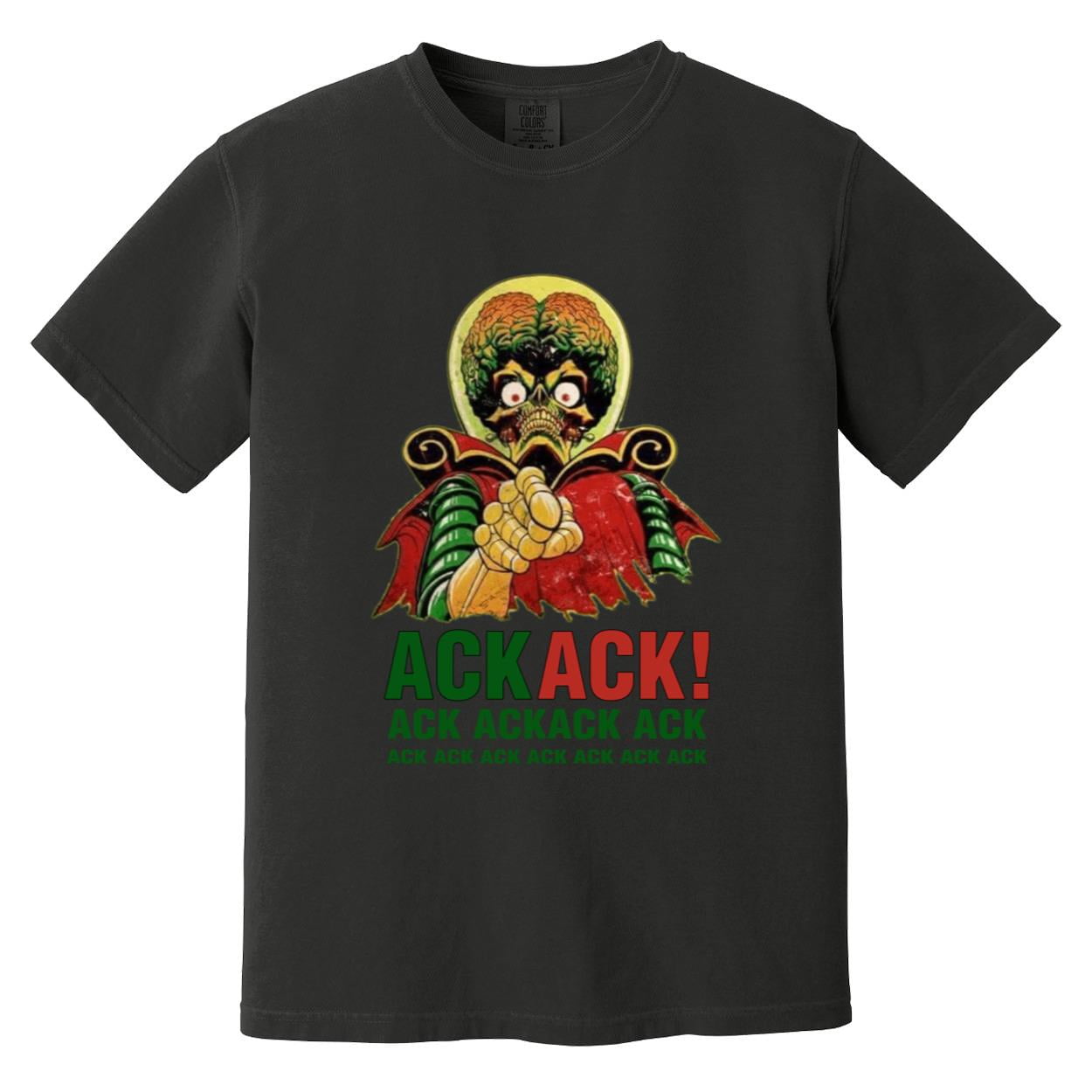 Mars Attacks Alien Invasion Sci-Fi Movie Tribute Comfort Color T-shirt, for men & women, up to ...