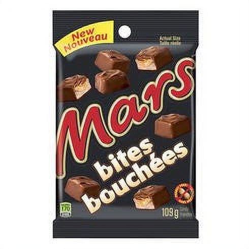 Mars Bars Bite Size 109g/3.84oz Bag {Imported from Canada} - Walmart.com