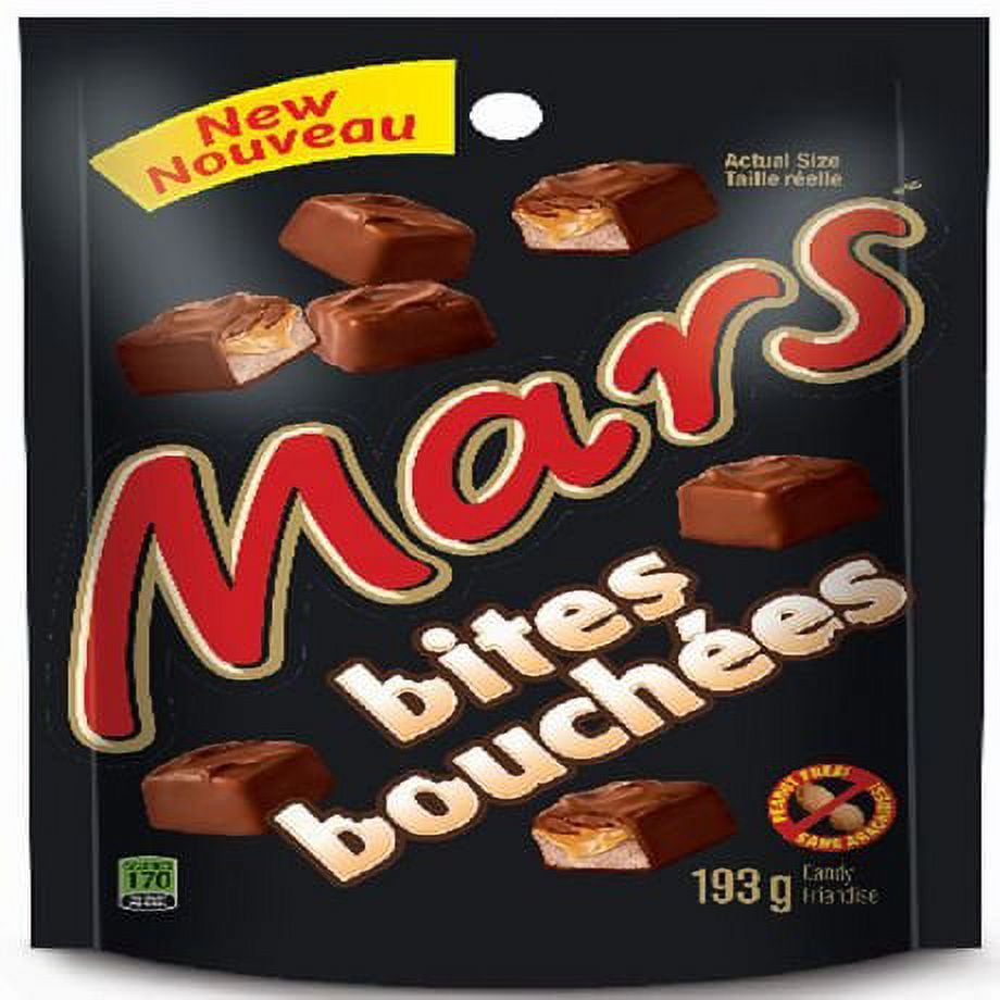 Mars Bites Snack Size Chocolate Candy Pieces 193g Pouch - {Imported ...