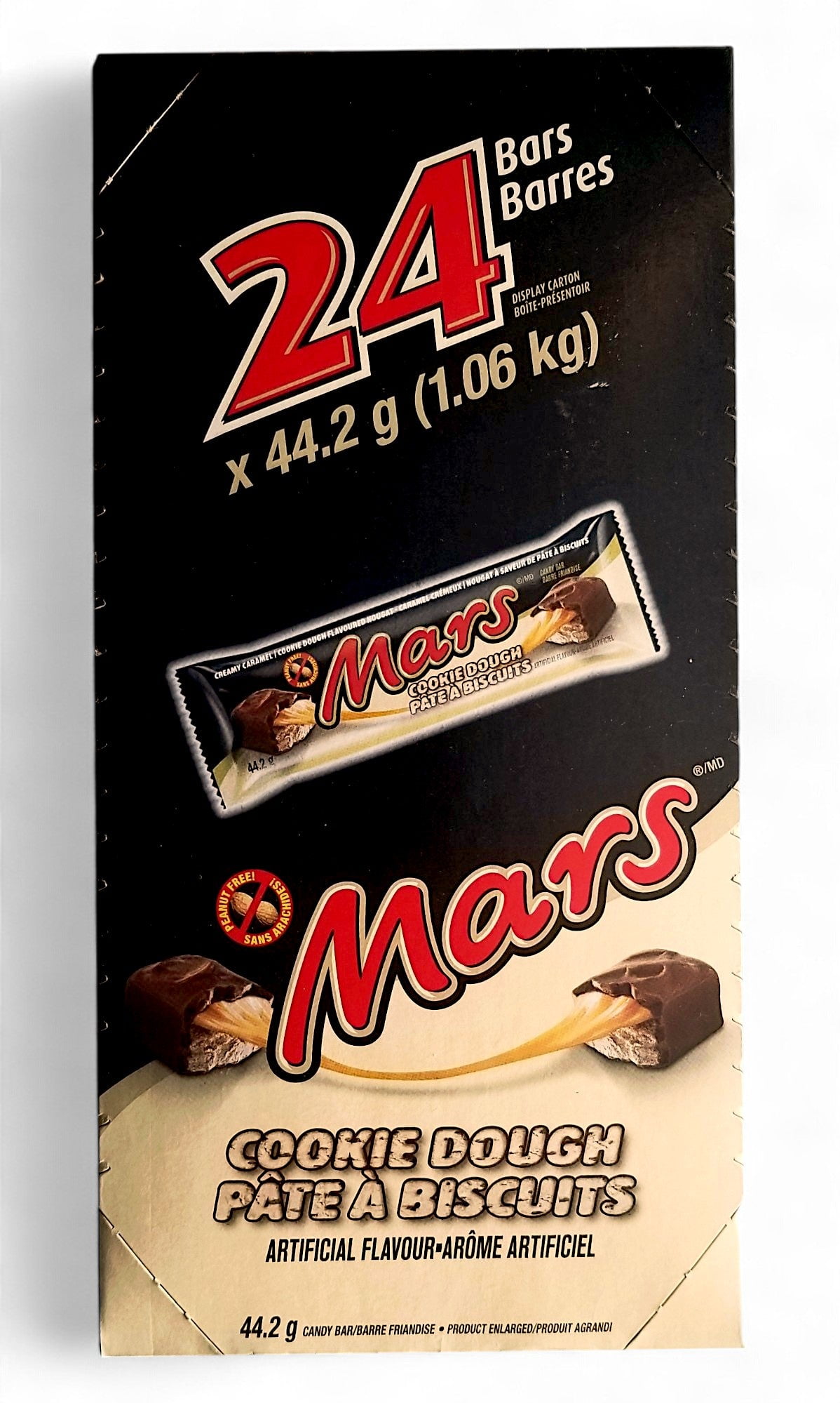 Mars Cookie Dough Chocolate Bars - 24pk x 44.2g, 1 Box (1.06kg ...