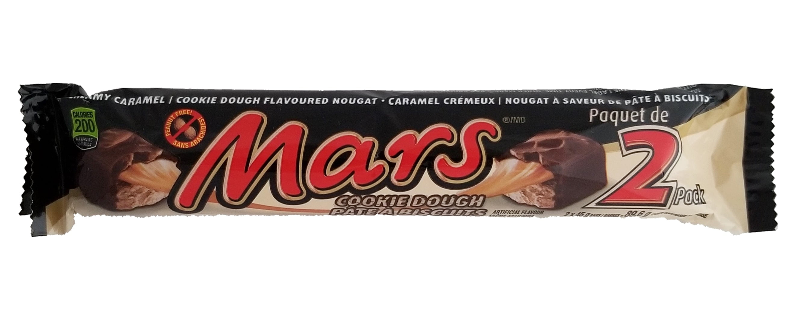 Mars Cookie Dough Chocolate Bars, 2ct King Size, 90g/3 oz - Walmart.com